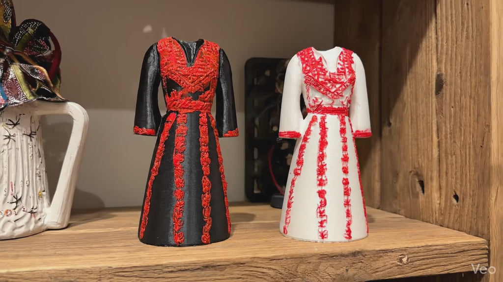 "Heritage in Harmony" – Palestinian Thobe Figurine Kit – Paint Your Ow ...